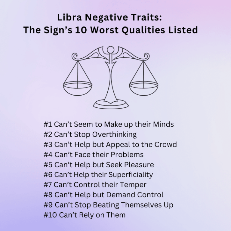 Libra Negative Traits: The Sign’s 10 Worst Qualities Listed Libra Negative Traits: The Sign’s 10 Worst Qualities Listed